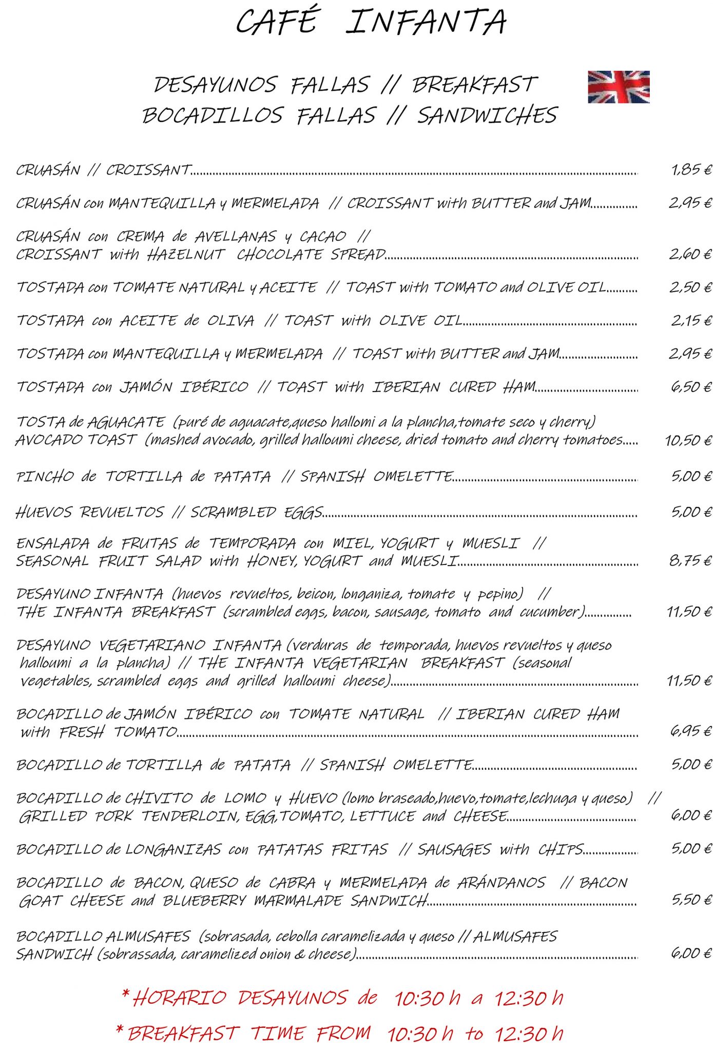 Café Infanta – Café, bar y restaurante en Valencia